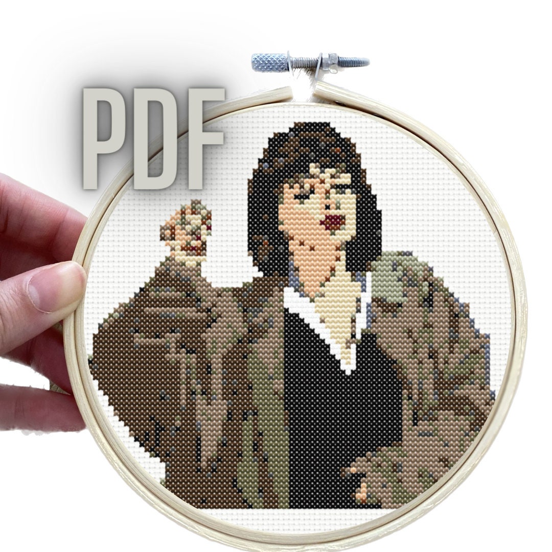 Pulp Fiction Cross Stitch Pattern,mia Wallace, Movie Embroidery Pattern ...