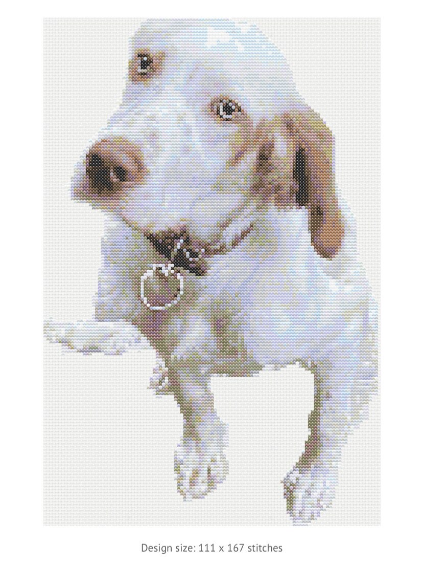 PET Cross Stitch Pattern, Dog Cross Stitch, PDF Format, Digital ...