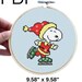 SNOOPY Beginner Cross Stitch Pattern Super Bundle Pack, PDF Files ...