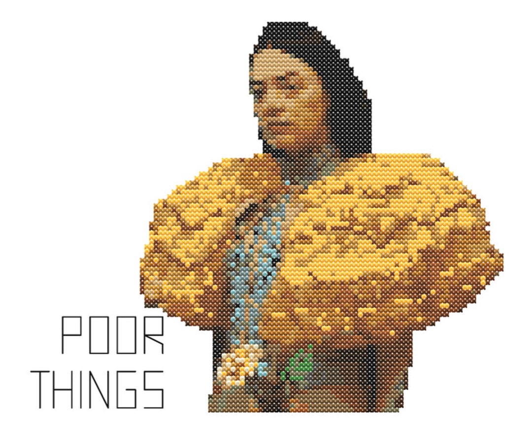 Poor Things Movie Cross Stitch Pattern, Fans Art Emma Stone, Instant ...