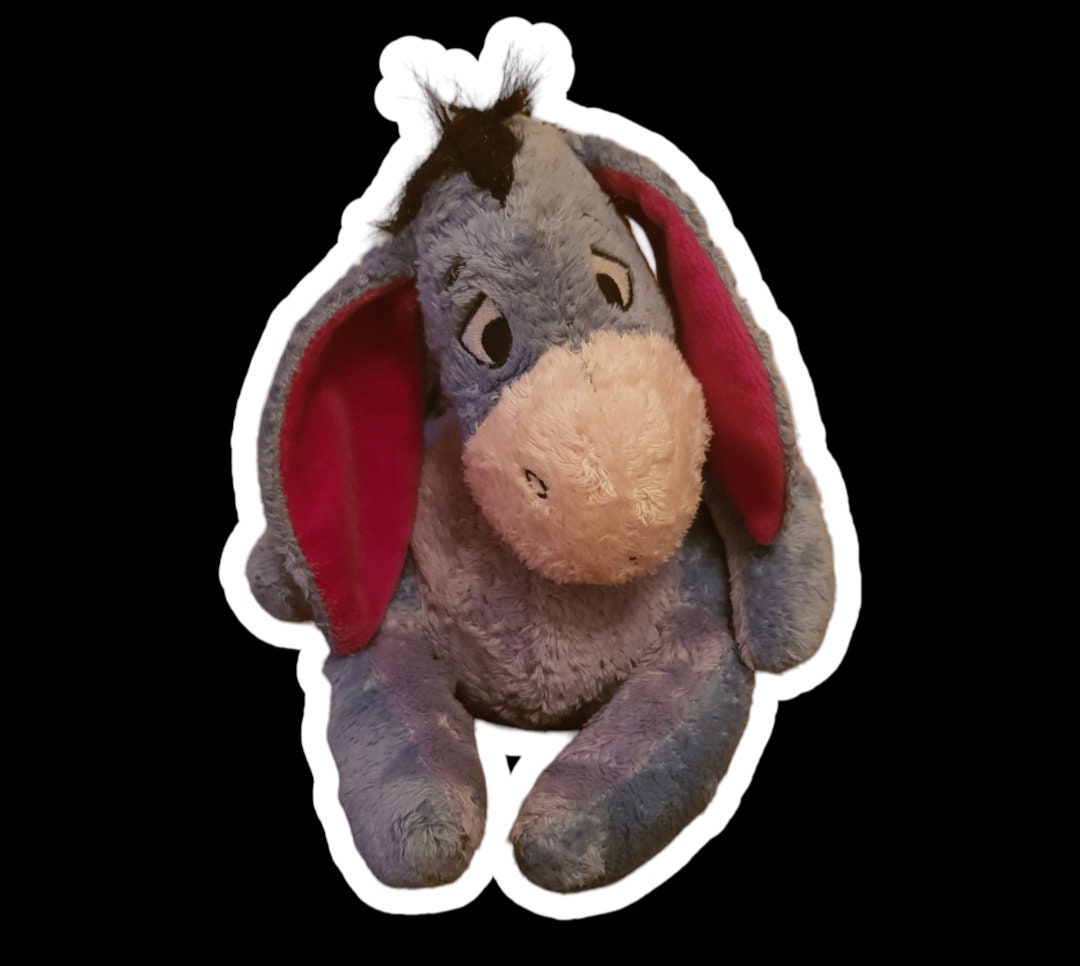 Disney Eeyore With Velcro Tail Winnie the Pooh - Etsy