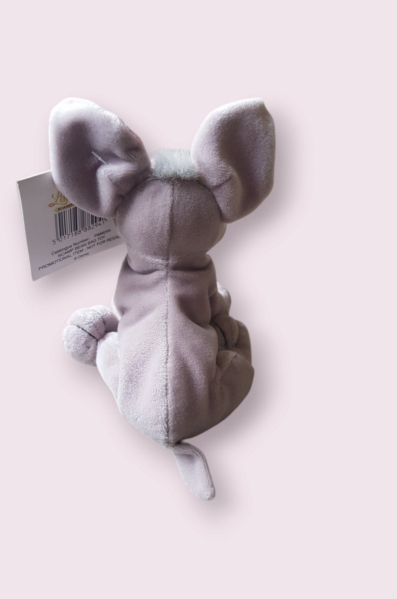 Vintage Disney Lady and the Tramp Scamp Bean Bag Plush Soft Toy With ...