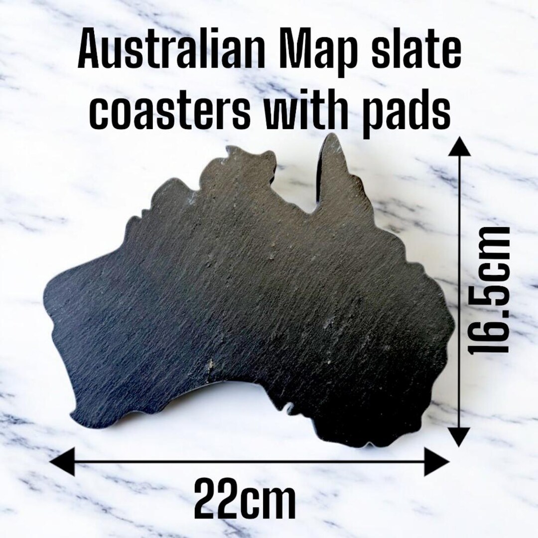 Slate Map of Australia - Etsy