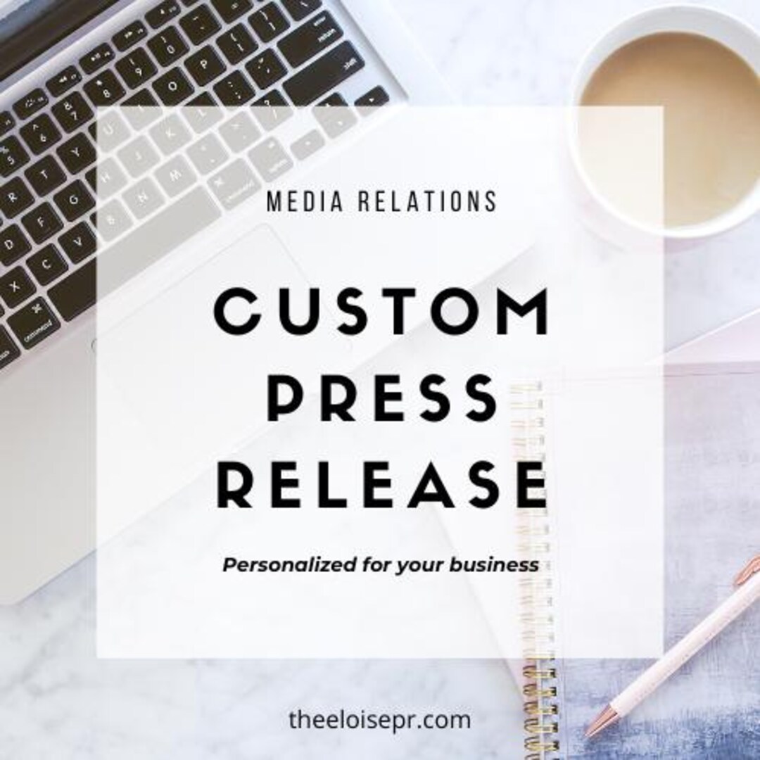 Custom One Page Press Release - Etsy