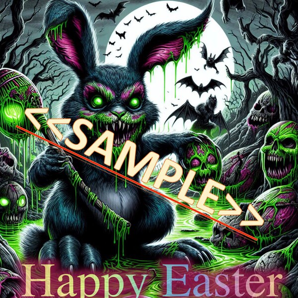 Surreal Easter Bunny - Etsy