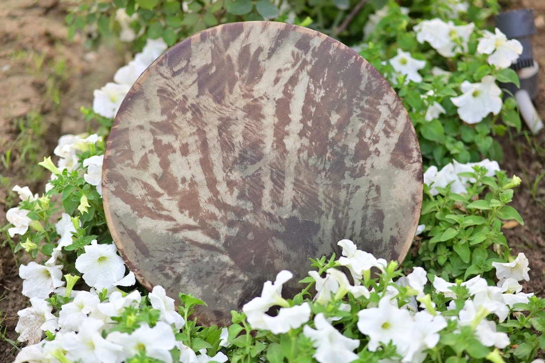 Shamanic Drum – Horse Hide, Ash Wood Frame, Tree of Life Design, Sound ...