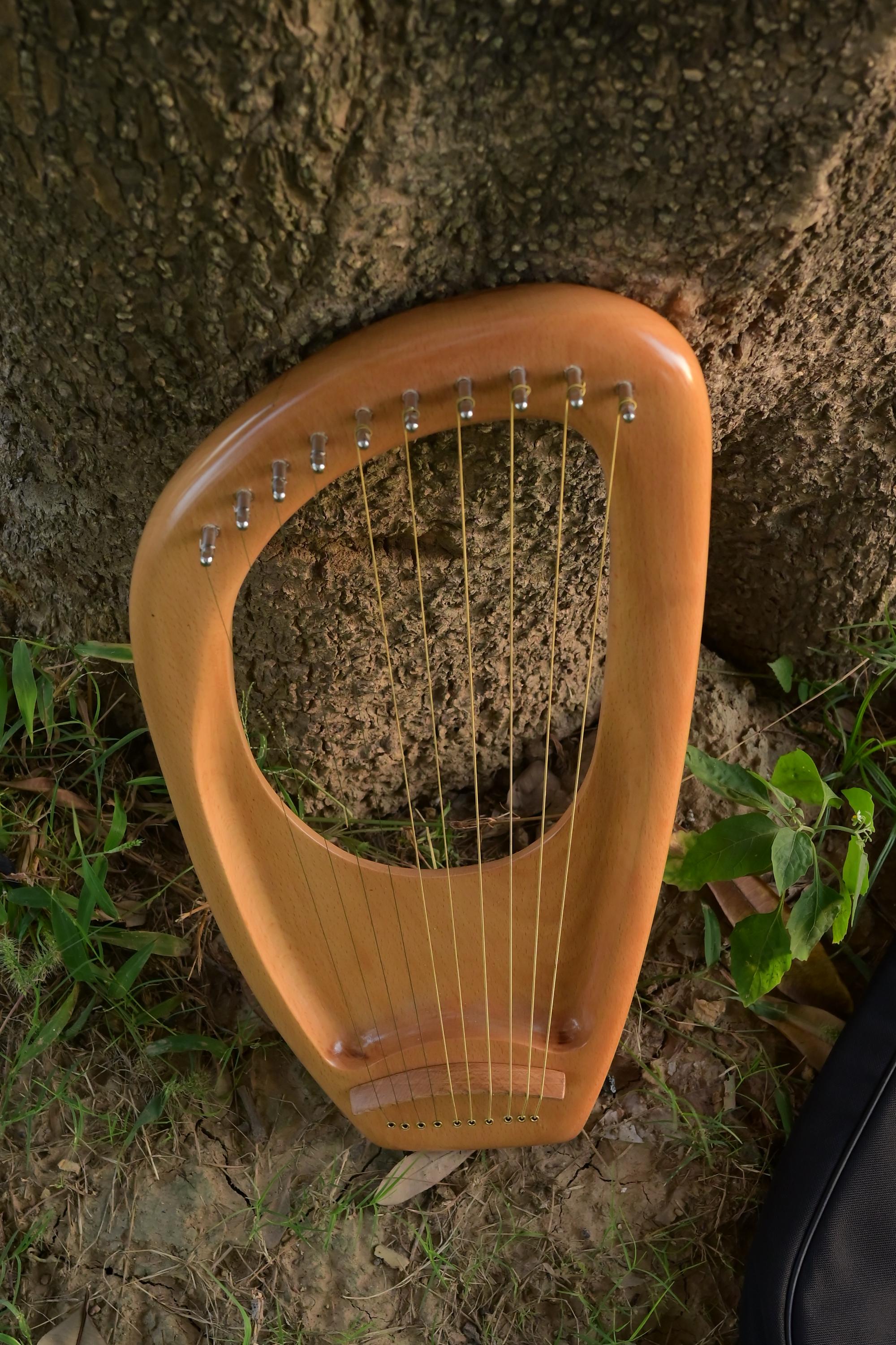 Lyre (harp), Pentatonic 10 String Musical Instrument| Handmade With ...