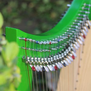 26 Strings Celtic Lever Harp, Folk Harp, Irish Music | Handmade With ...