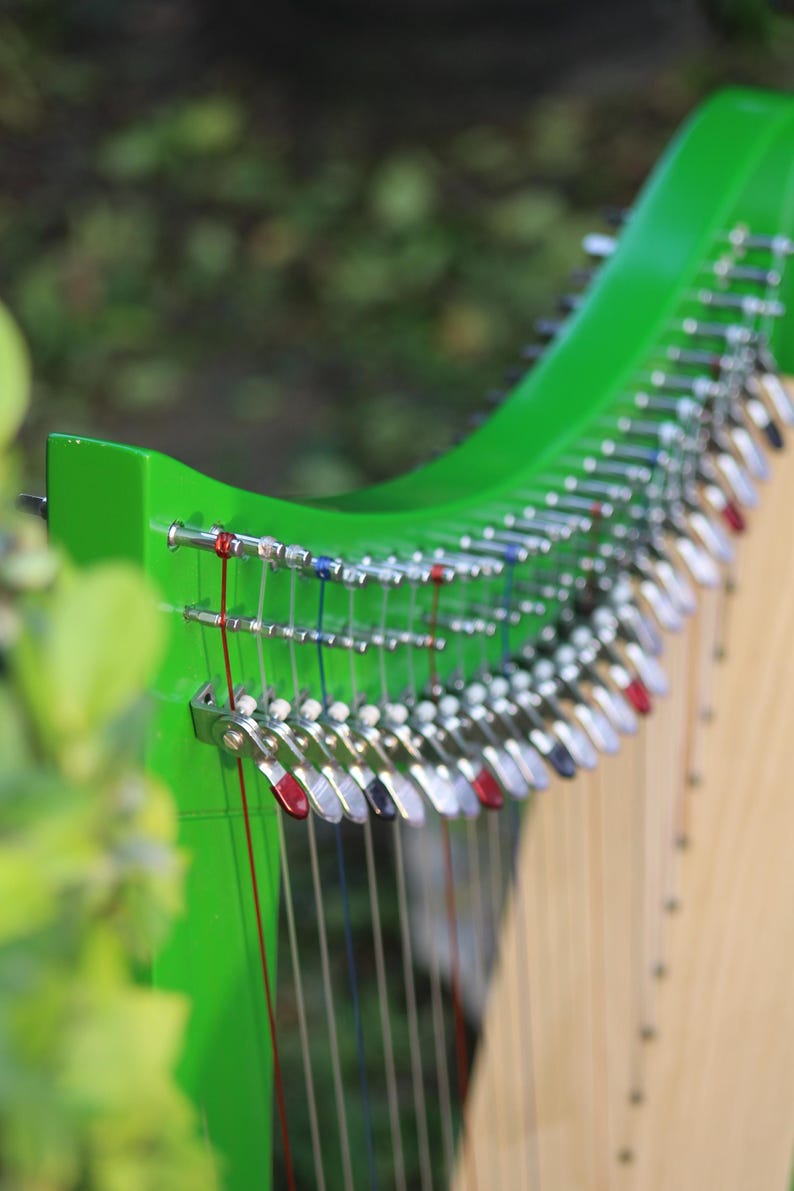 26 Strings Celtic Lever Harp, Folk Harp, Irish Music | Handmade With ...