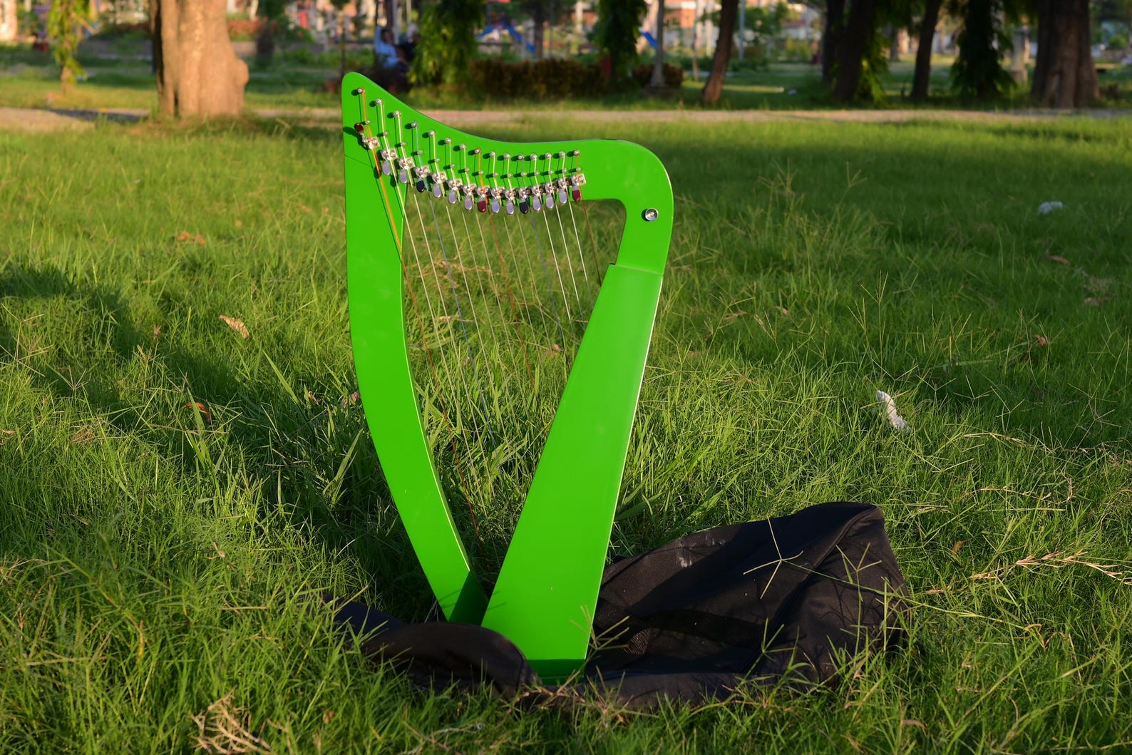 15 Strings Baby Harp, Irish Harp, Musical Instruments | Handmade With ...