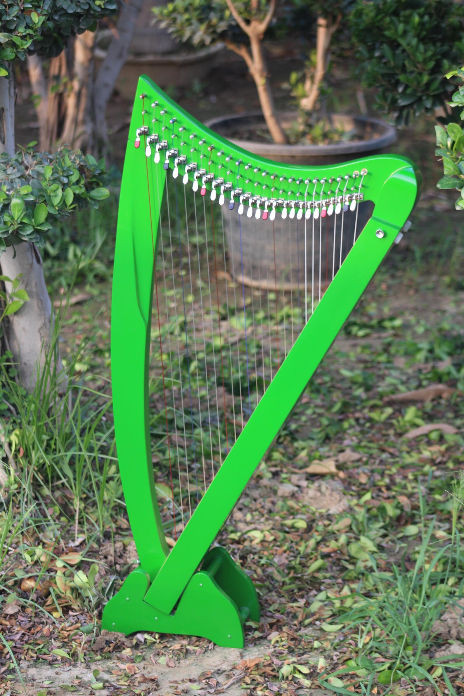 26 Strings Celtic Lever Harp, Folk Harp, Irish Music | Handmade With ...