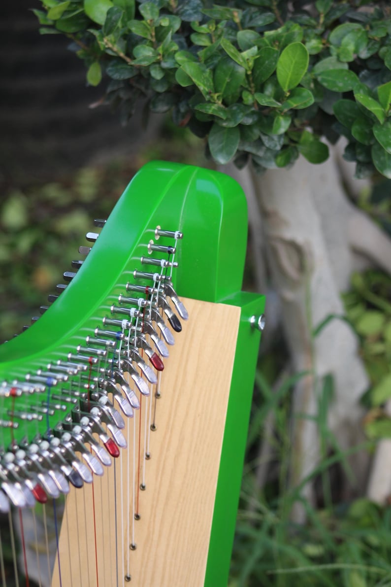 26 Strings Celtic Lever Harp, Folk Harp, Irish Music | Handmade With ...
