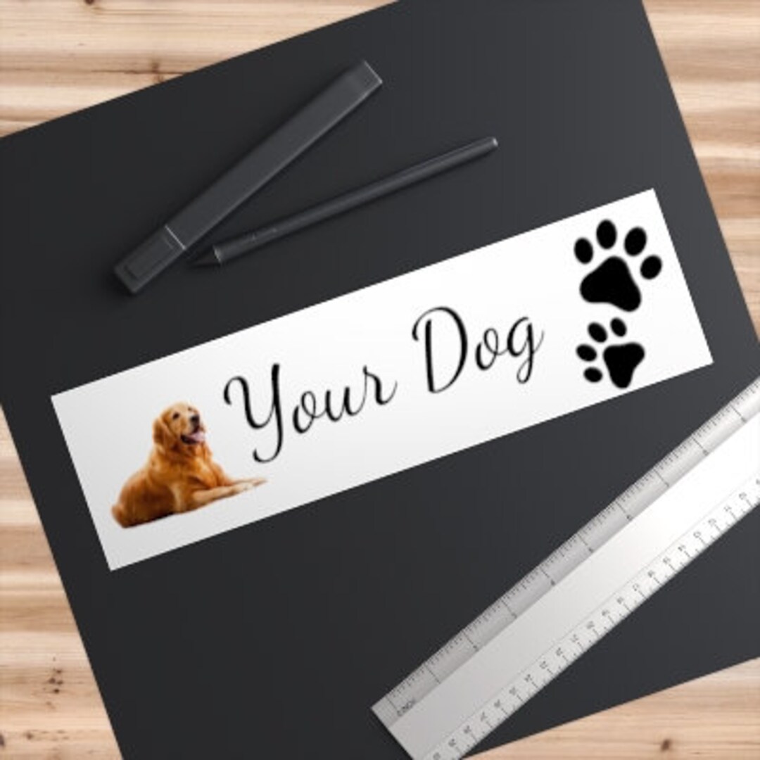 Custom Pet Bumper Sticker - Etsy