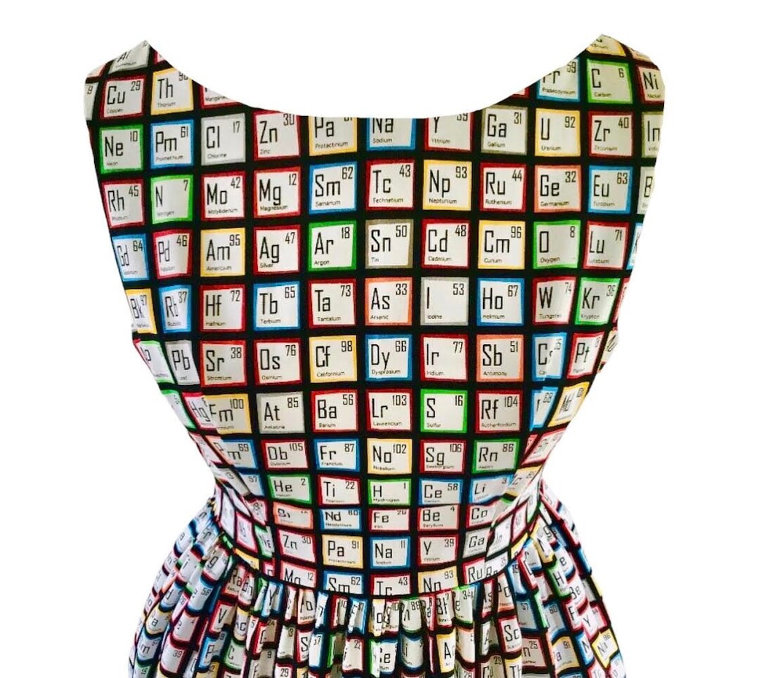 Science/periodic Table/geeky Dress - Etsy