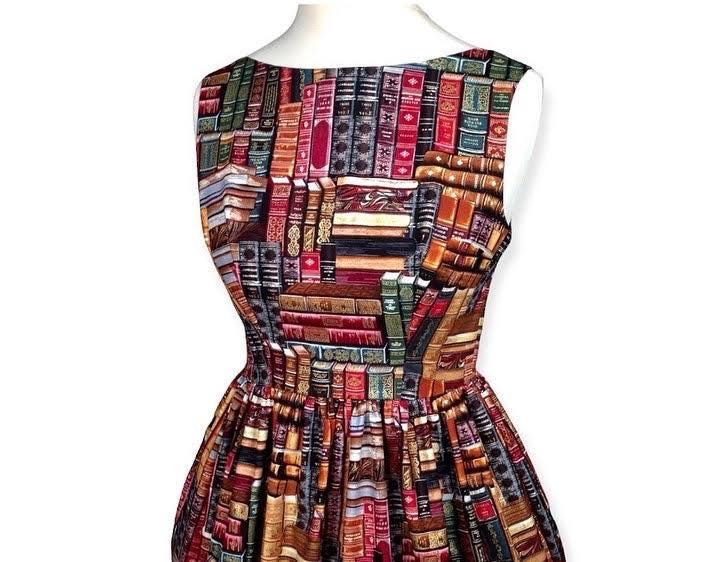 Library Book Themed Dress - Etsy
