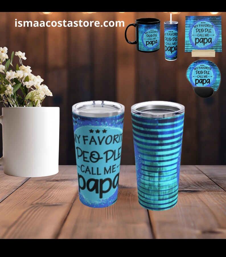 Personalized Fathers Day Gift From Daughter Custom Dad Tumbler From Son ...