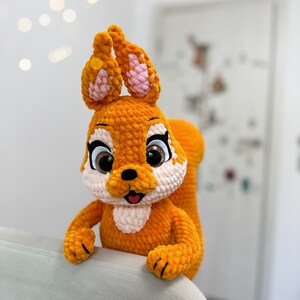 Crochet Pattern Squirrel / Funny Plush Squirrel / Crochet Design PDF ...