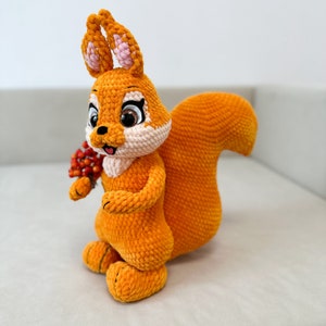 Crochet Pattern Squirrel / Funny Plush Squirrel / Crochet Design PDF ...
