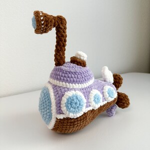 Crochet Pattern Submarine / Funny Plush Submarine / Crochet Design PDF ...