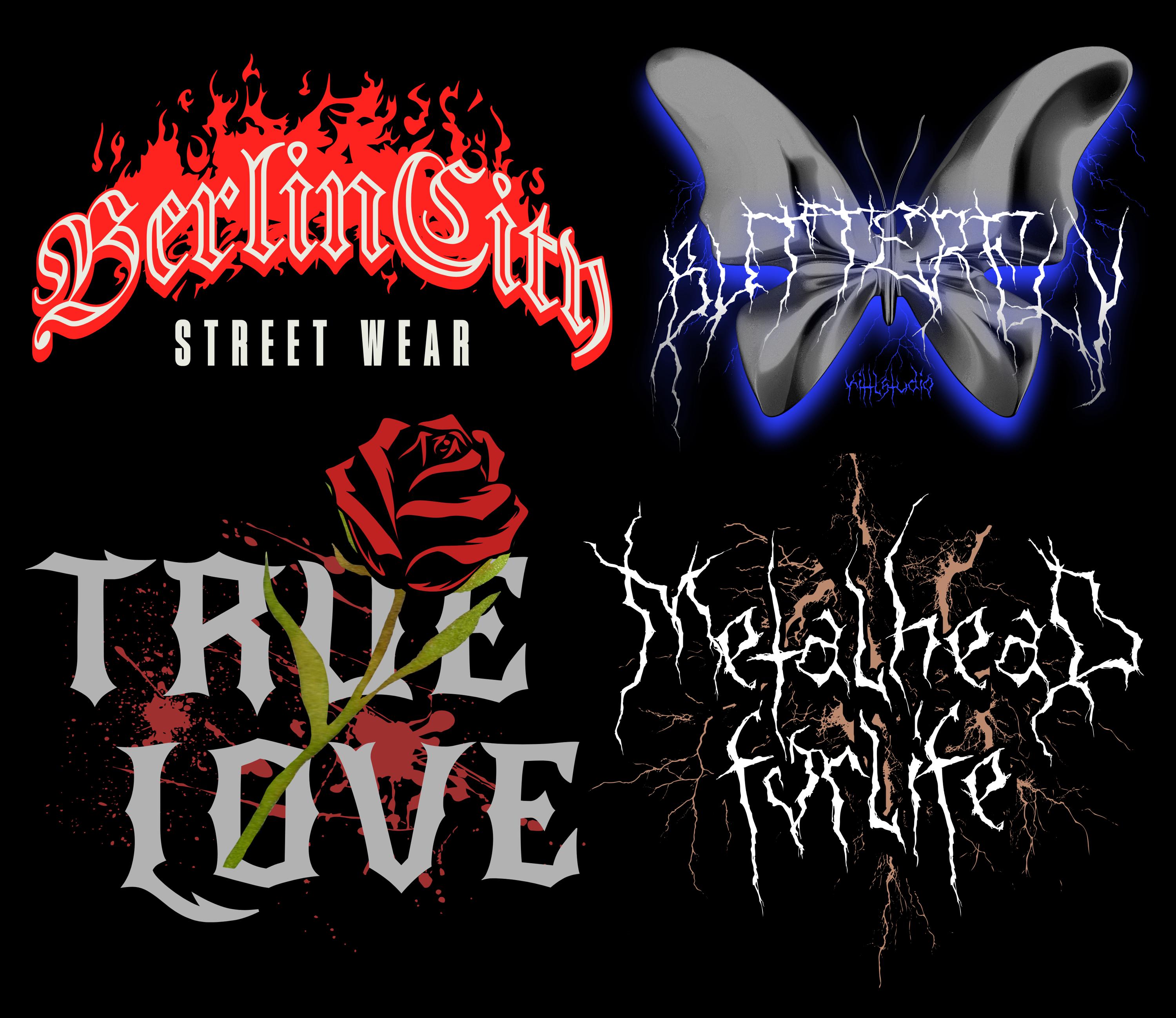Custom Death Metal Band Logo Design | Heavy Metal Merch (ai, Eps, Pdf ...
