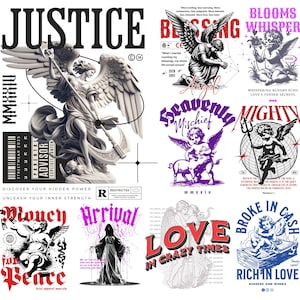 200+ Angel Streetwear Bundle | Angel Floral Inspired Png | Premium ...