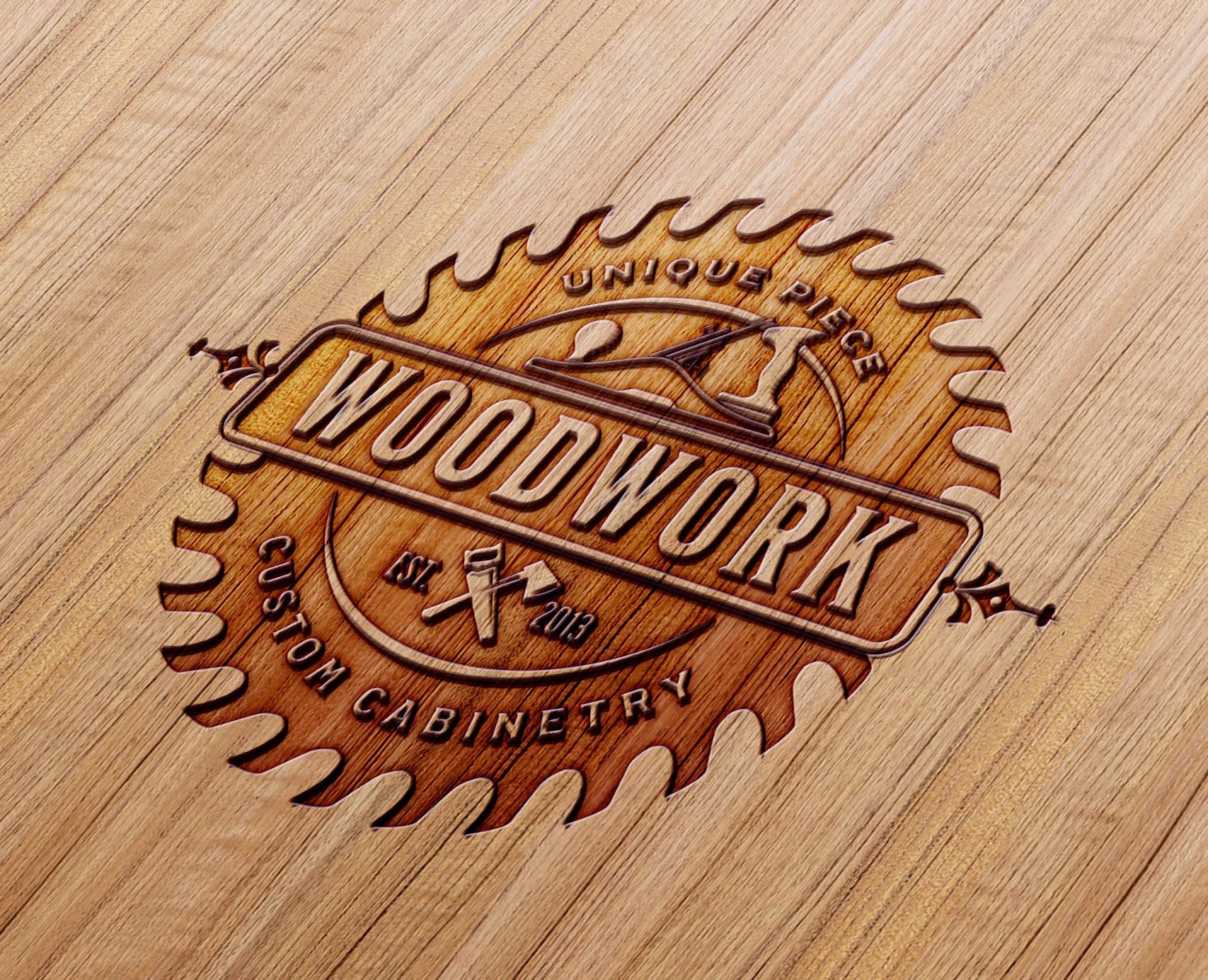 Logo Design - Woodwork and Carpentry Logo - Custom Logo - Business Logo ...