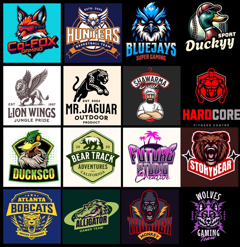 Custom Mascot Logo Design | Gaming, Esport, Twitch, Youtube - Etsy