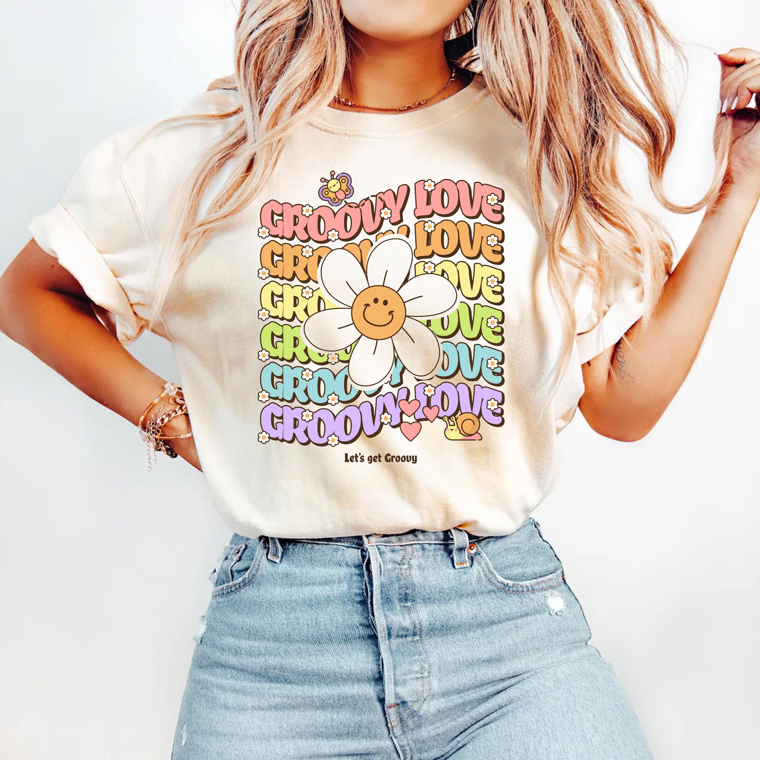 Retro Groovy Characters Bundle PNG, Funky Digital Graphics,summer Png ...