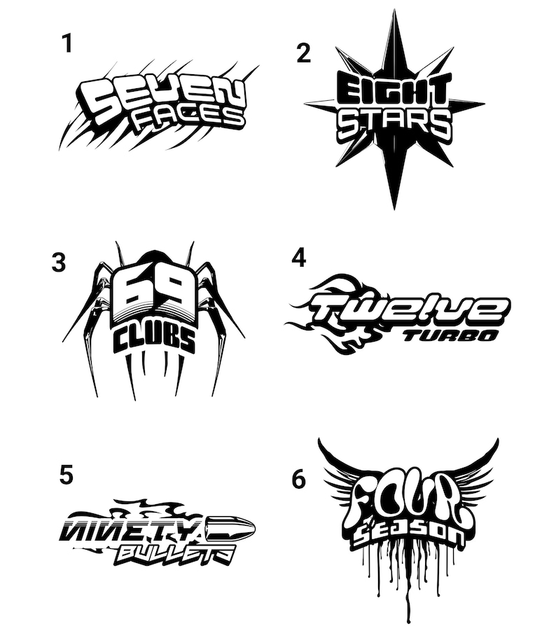 Custom Y2K Style Logo Design | Retro Branding (digital Download) - Etsy