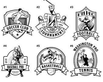 Custom Classic Sports Logos | Personalized Athletic Logos | Team ...