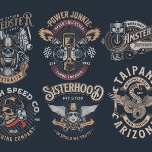 Streetwear Motorcycle Biker PNG Designs, T-shirt Designs Bundle, Biker ...