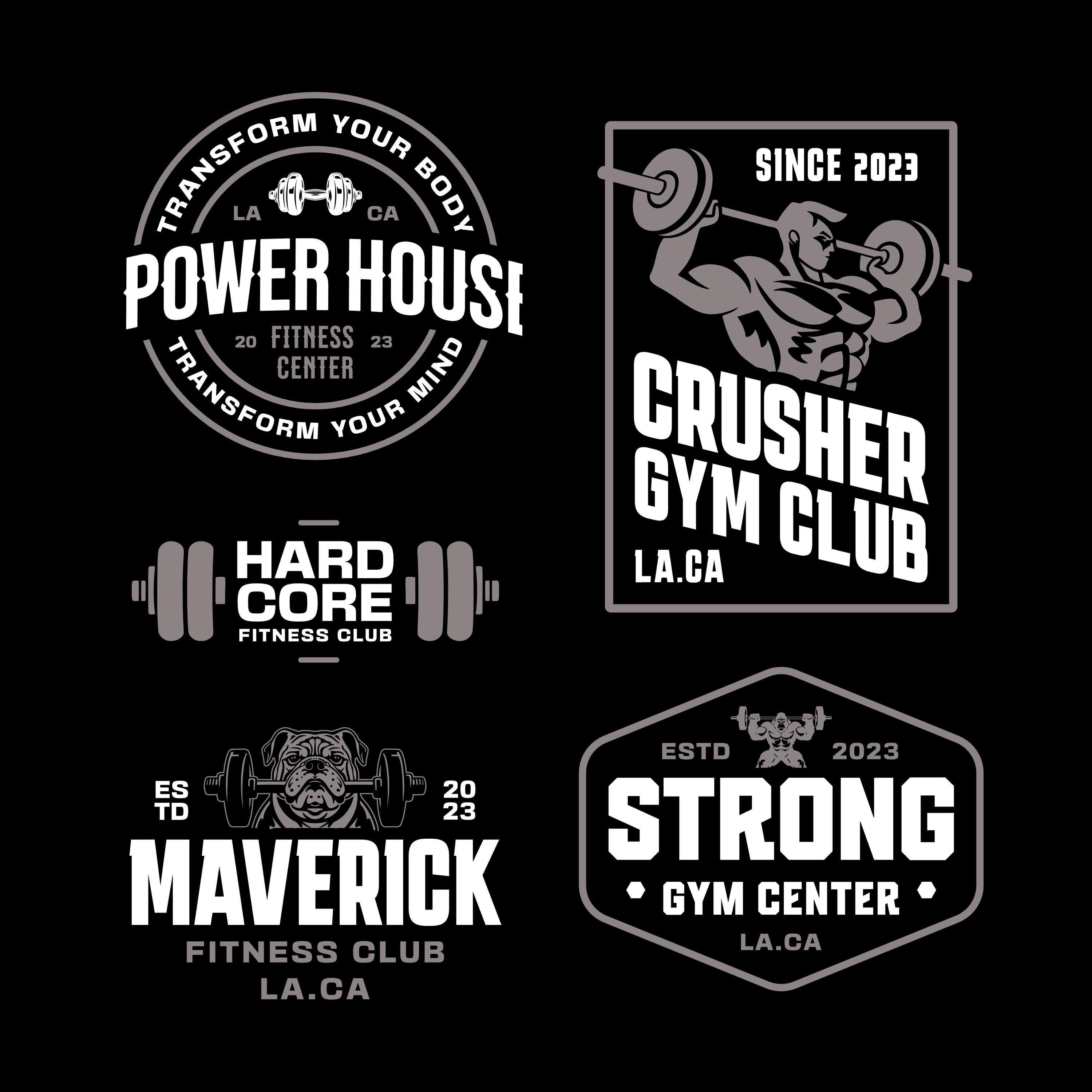 Fitness Club Logo Custom,gym Logo Design,personal Trainer Logo, Fitness ...