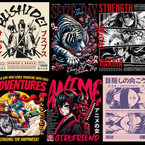 Anime Png | Streetwear Anime | Premium Anime Design, Mega Bundle | High ...