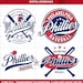 Phillies Mascot PNG, Wavy Stacked Team Design (digital Download) - Etsy