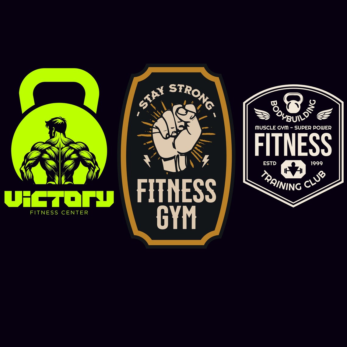 Fitness Club Logo Custom,gym Logo Design,personal Trainer Logo, Fitness ...