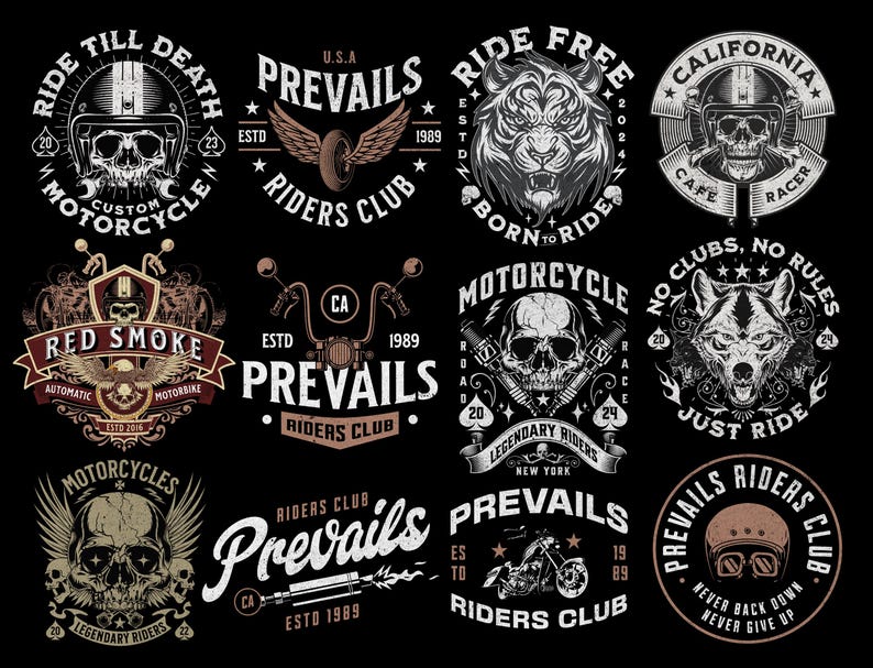 Streetwear Motorcycle Biker PNG Designs, T-shirt Designs Bundle, Biker ...