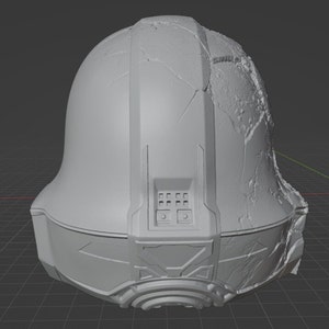 Hell Divers Battle Damaged Helmet - Etsy