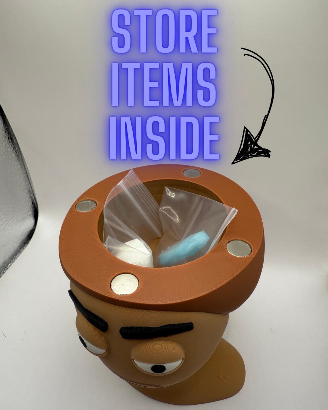 Schedule 1 Benji Head Stash Box - Etsy UK