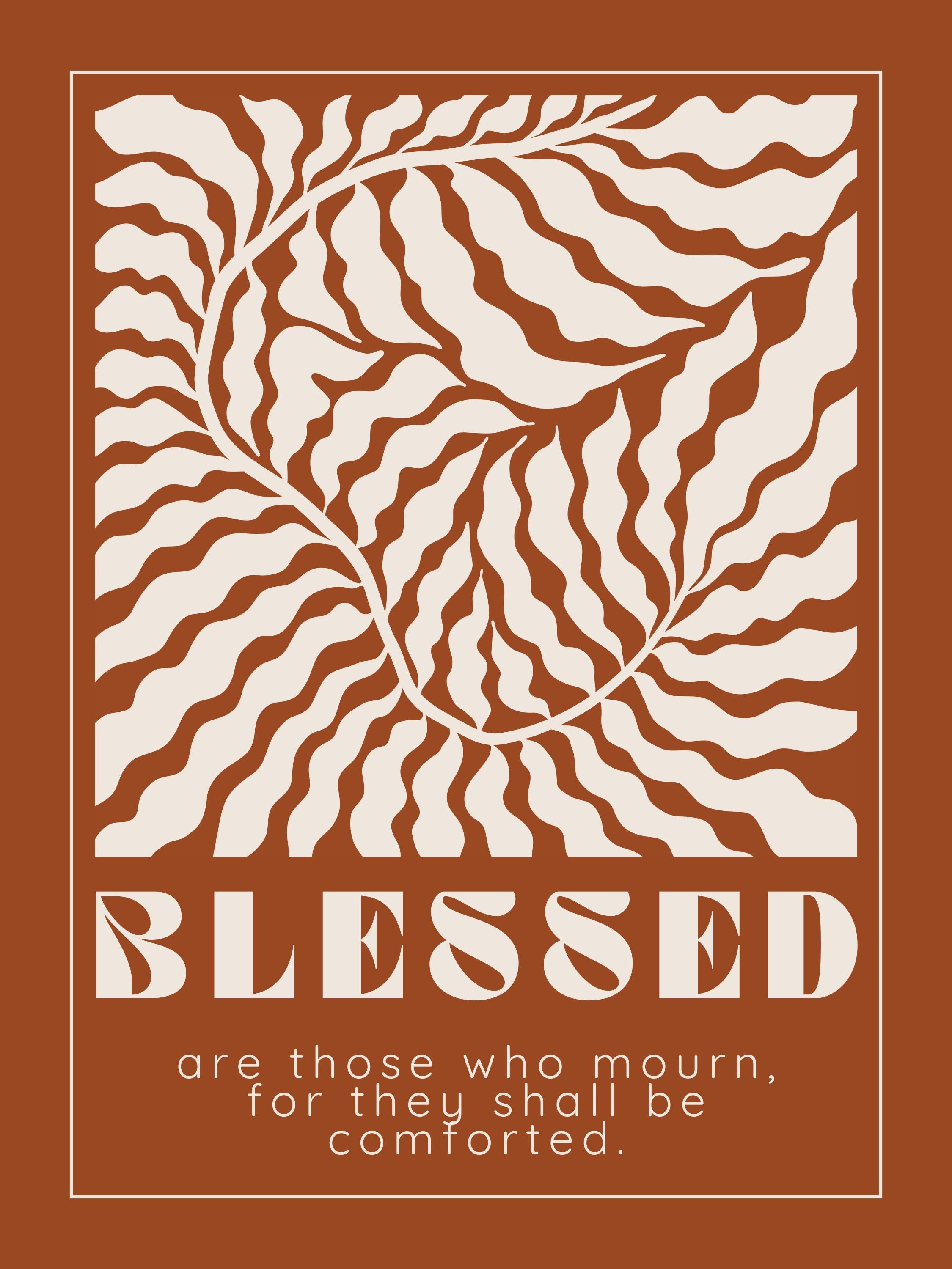 Beatitudes Artwork | Matthew 5 Sermon on the Mount | Bible Verse Poster ...