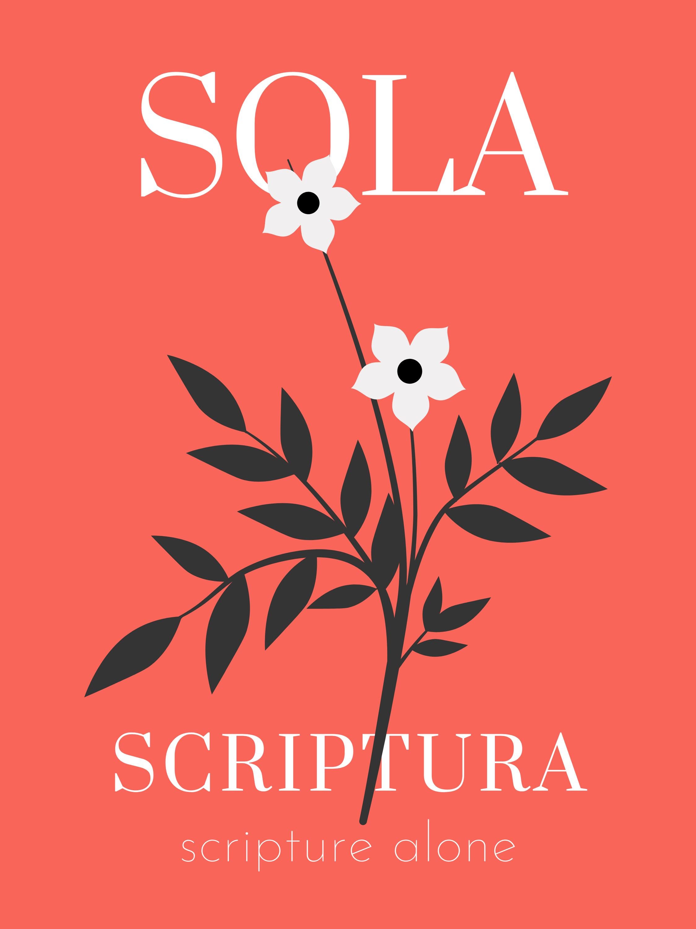 Set of 5 Five Solas Digital Download Posters Sola Fide Sola Gratia ...