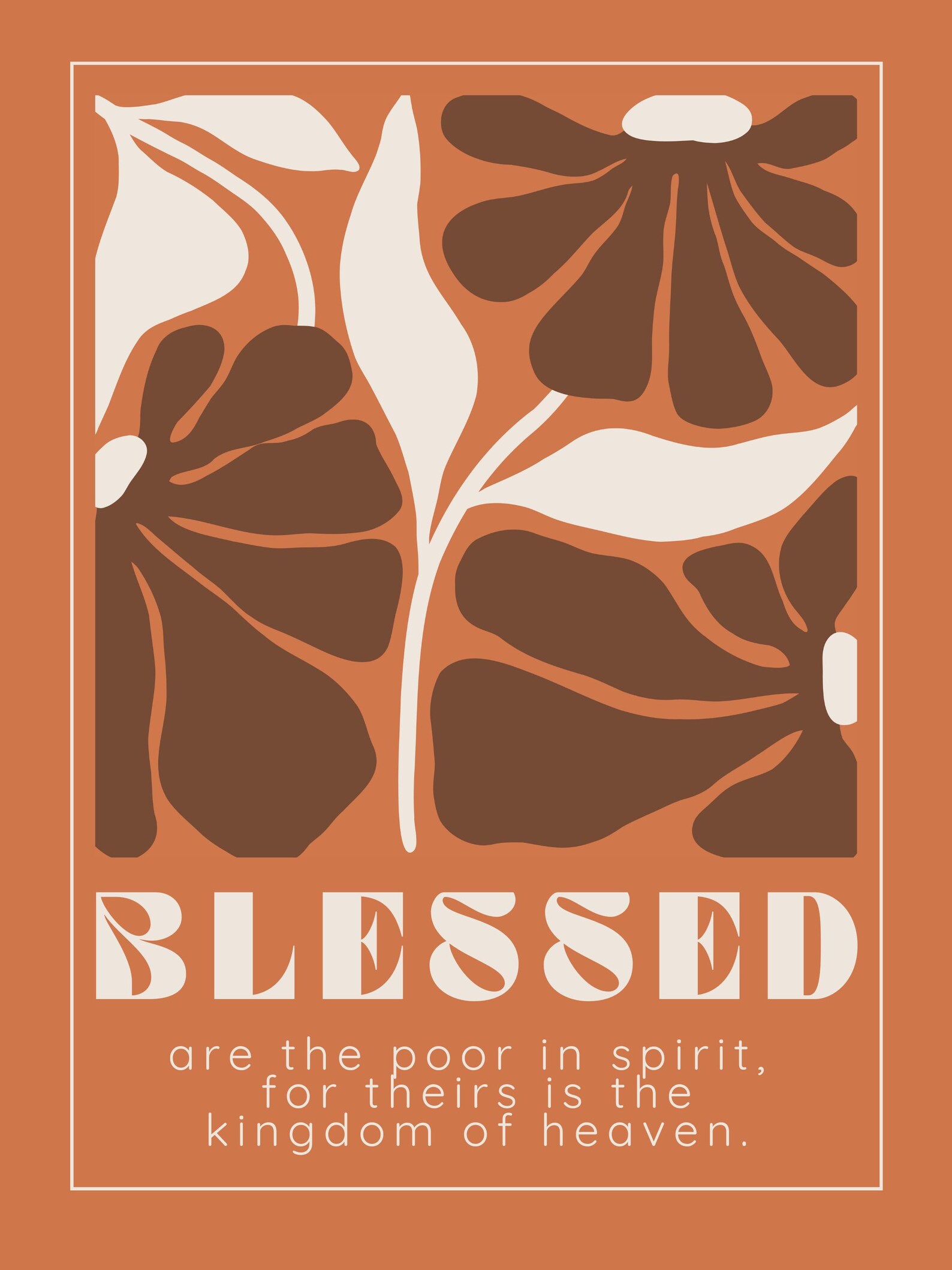 Beatitudes Artwork | Matthew 5 Sermon on the Mount | Bible Verse Poster ...