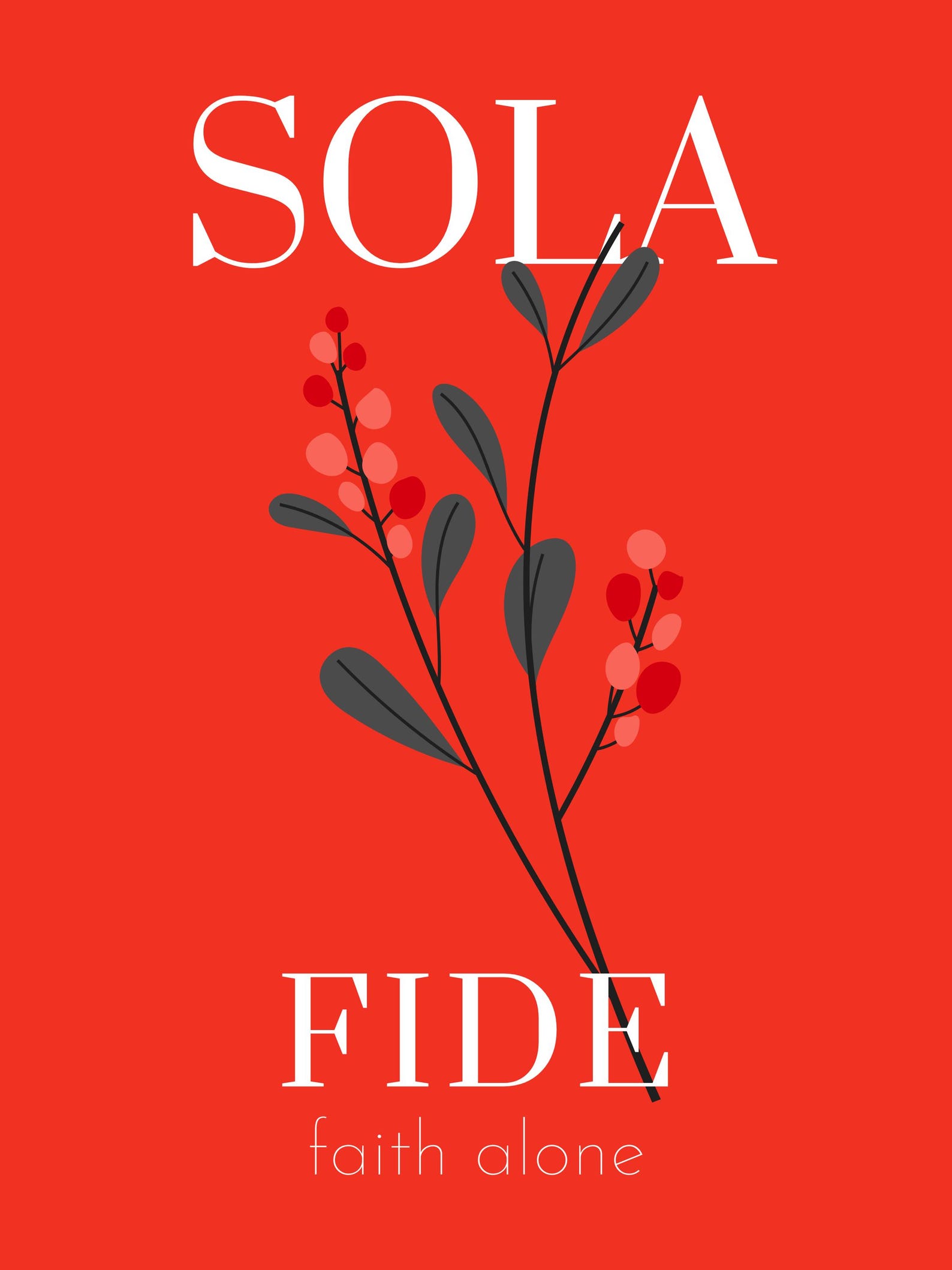 Set of 5 Five Solas Digital Download Posters Sola Fide Sola Gratia ...
