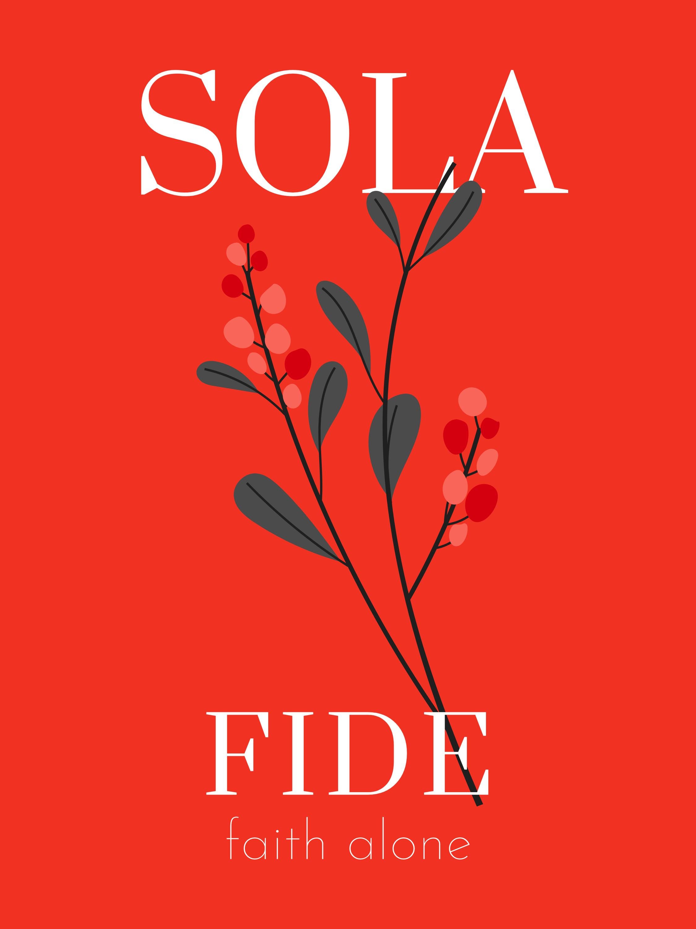 Set of 5 Five Solas Digital Download Posters Sola Fide Sola Gratia ...