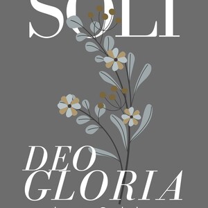 Set of 5 Five Solas Digital Download Posters | Sola Fide | Sola Gratia ...