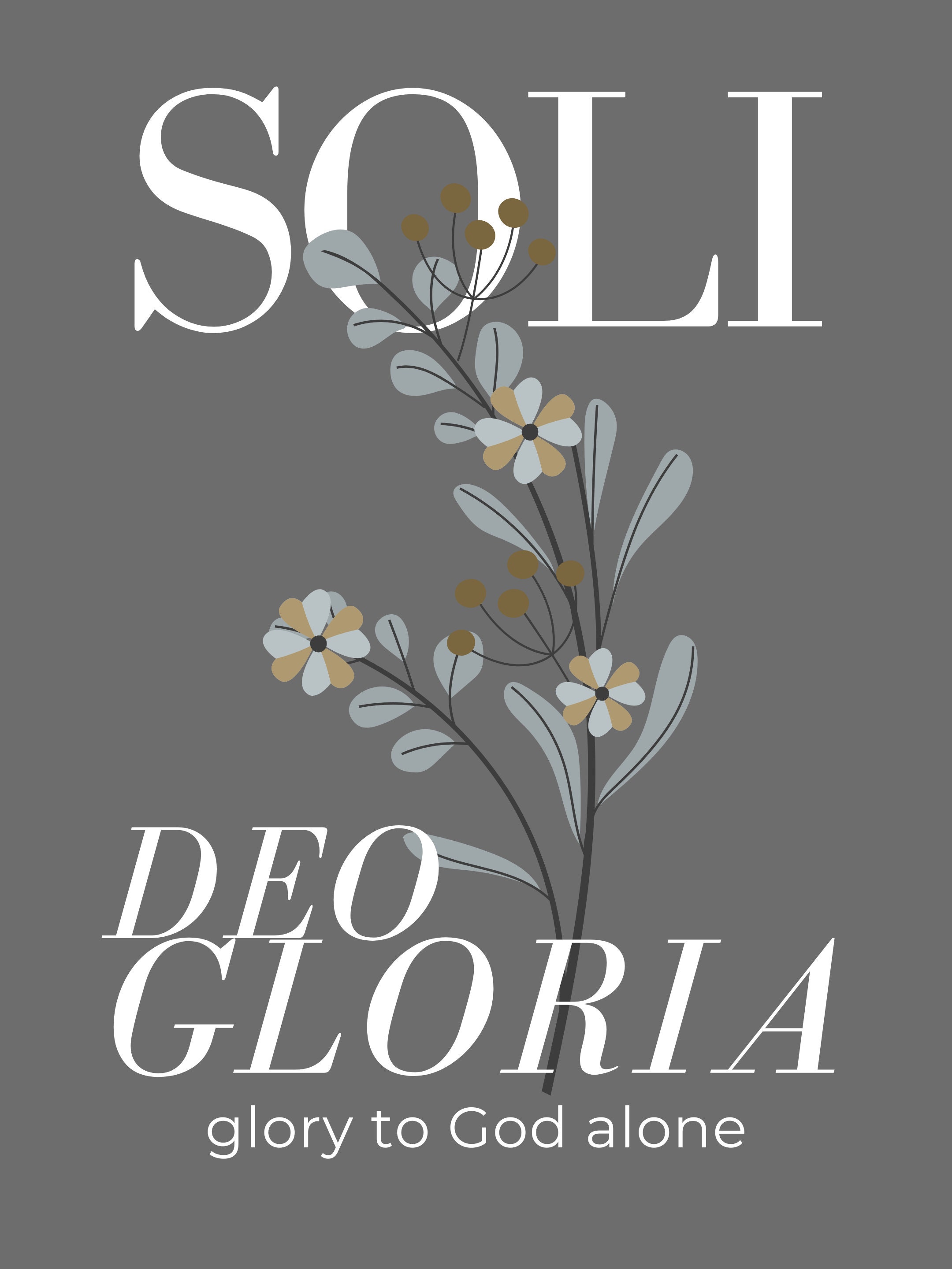 Set of 5 Five Solas Digital Download Posters | Sola Fide | Sola Gratia ...