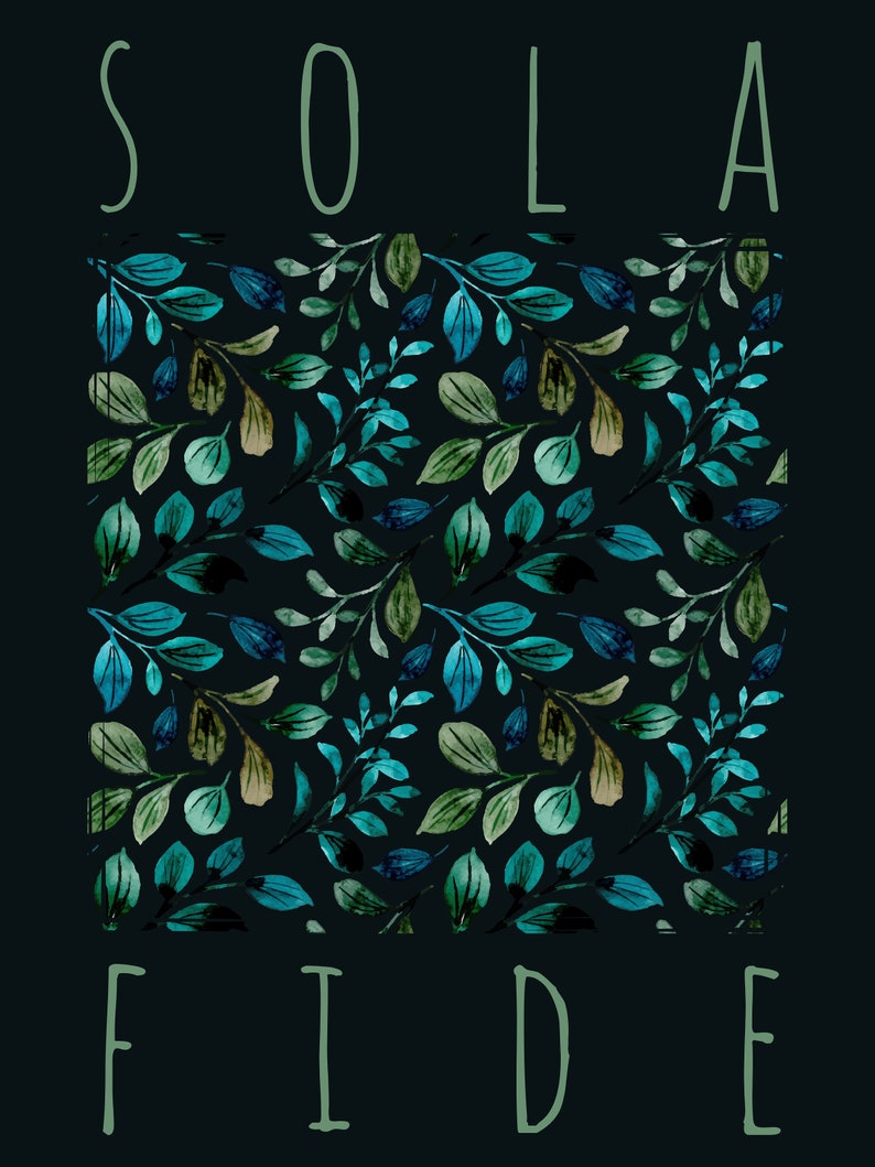 5 Solas Digital Download Posters Sola Fide Sola Gratia Solus Christus ...