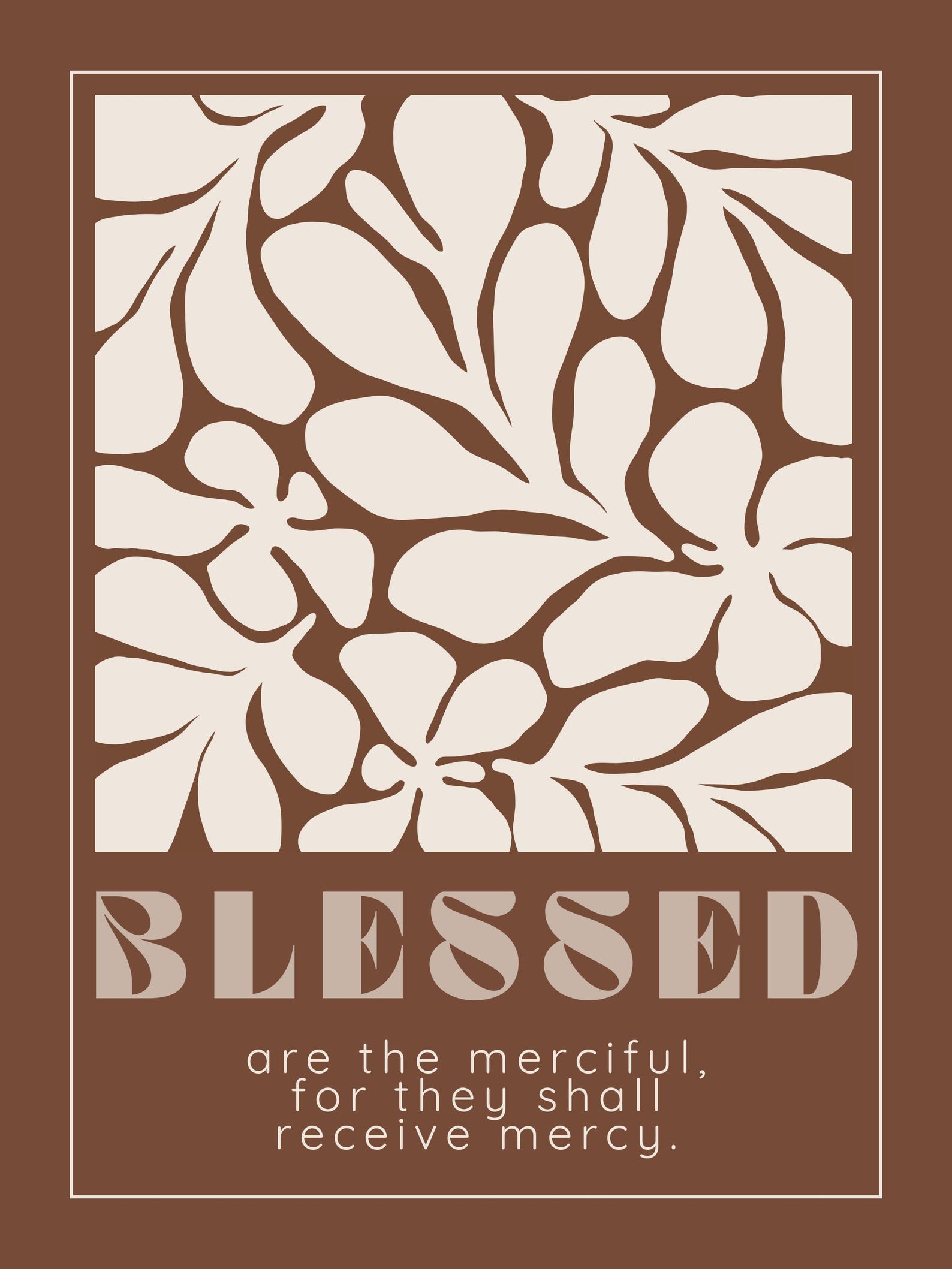 Beatitudes Artwork | Matthew 5 Sermon on the Mount | Bible Verse Poster ...