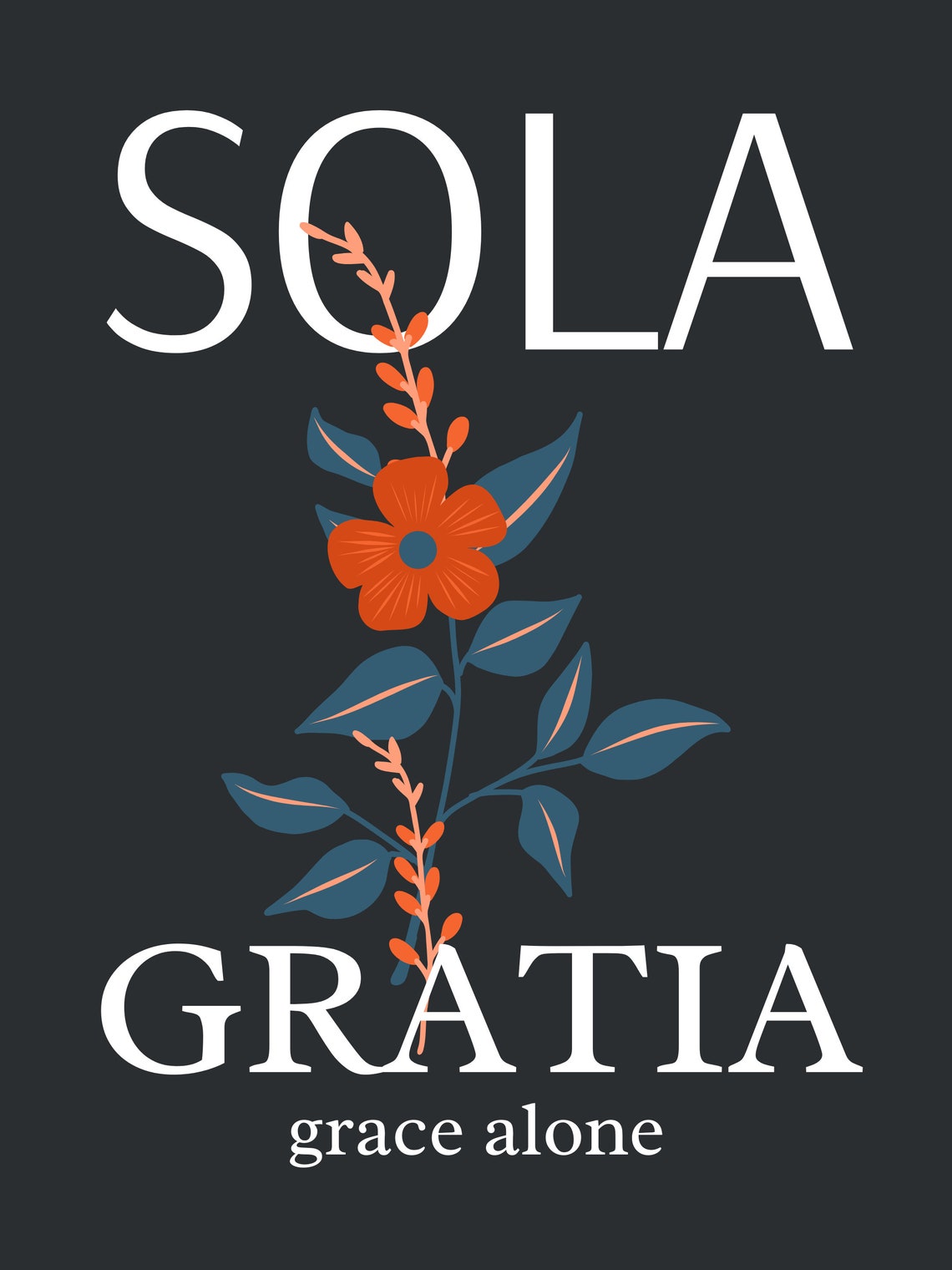 Five Solas Art Print Set: Protestant Reformation Decor (digital ...