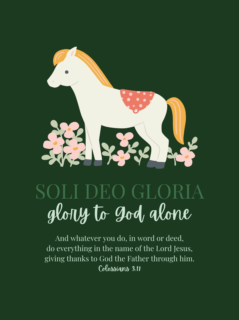 Set of 5 Five Solas Digital Download Posters Sola Fide Sola Gratia ...