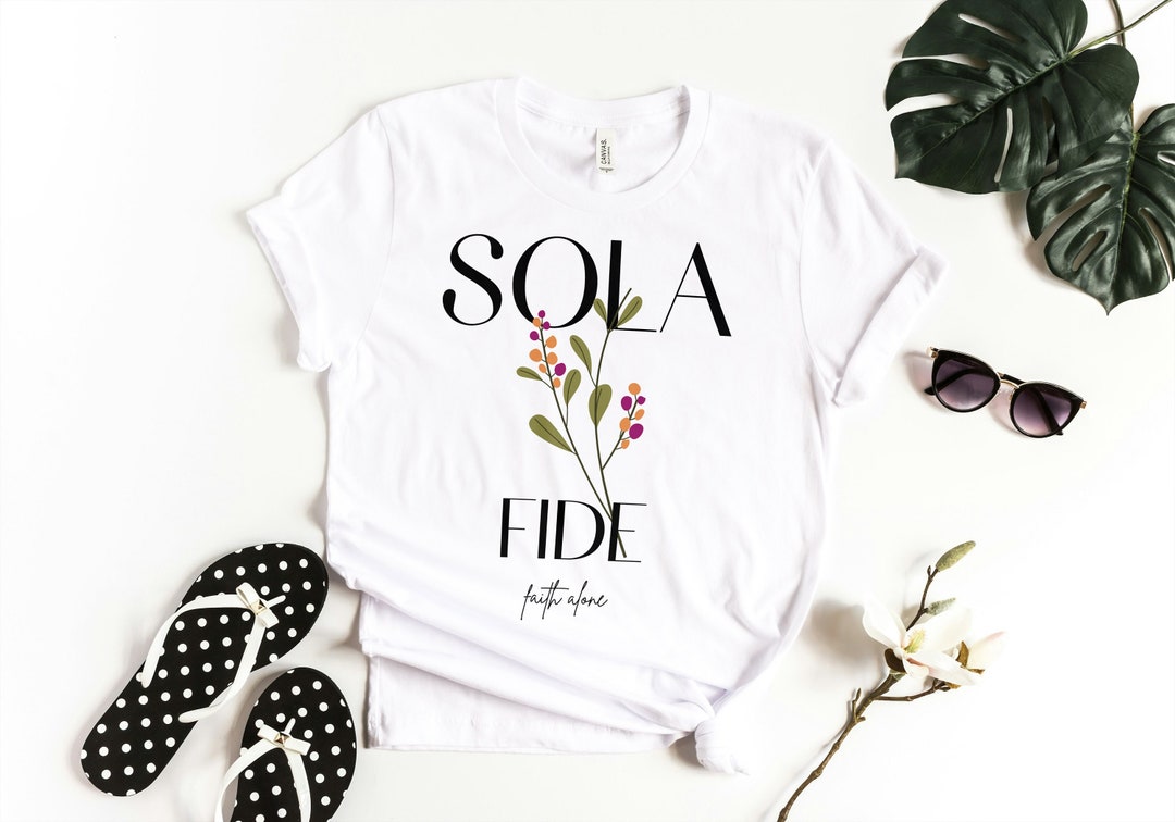 5 Solas Floral PNG Graphics: Christian Reformation Designs (digital ...